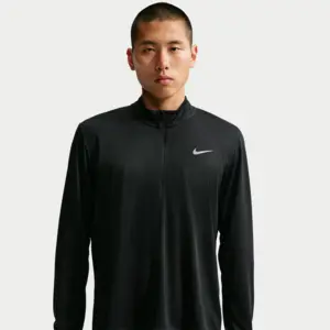 Nike Pacer Dri-fit 1/2-zip Running Top - Black