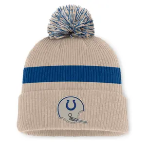 Nike Indianapolis Colts Rewind Peak Nfl Cuffed Pom Beanie