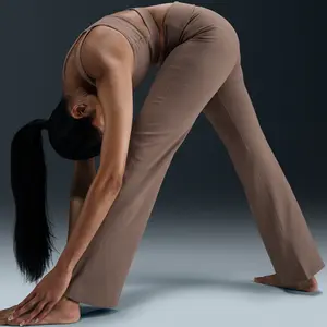 Nike Dri-fit High-waisted Fold-over Pants