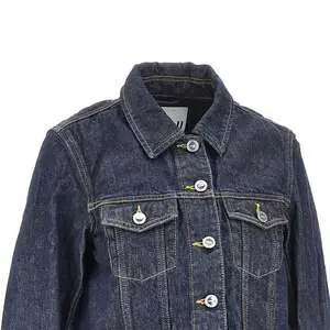 GANNI Cropped Denim Jacket