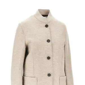 Harris Wharf London Pressed Wool Nehru Jacket