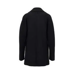 TOTEME Wool Blend Cocoon Fit Peacoat