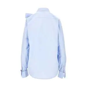 7 For All Mankind Cotton Poplin Shirt With Bow