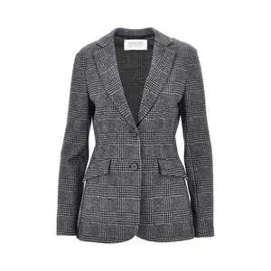 Harris Wharf London Prince Of Wales Single-breasted Jacket - Grey