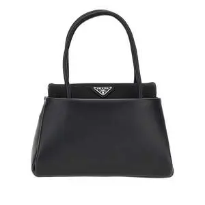 Prada Passage Leather And Re-nylon Handbag