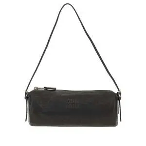 Miu Miu Nappa Leather Pouch With Strap - Black