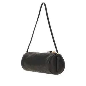 Miu Miu Nappa Leather Pouch With Strap - Black