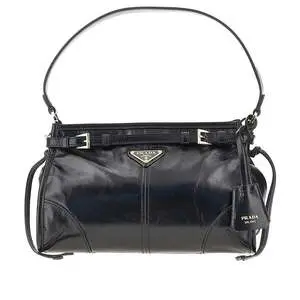 Prada Small Bonnie Top-handle Bag - Black
