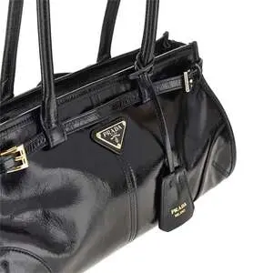 Prada Shiny Leather Medium Bonnie Bag