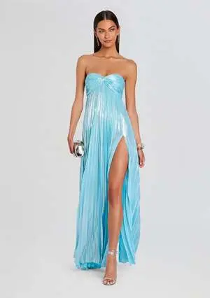 Retrofete Zoa Lamé Gown