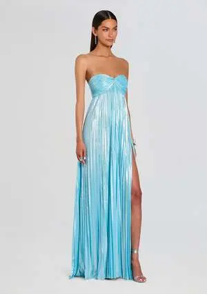 Retrofete Zoa Lamé Gown