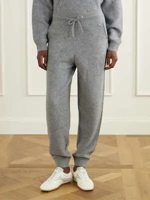 Victoria Beckham Wool And Cashmere-blend Track Pants