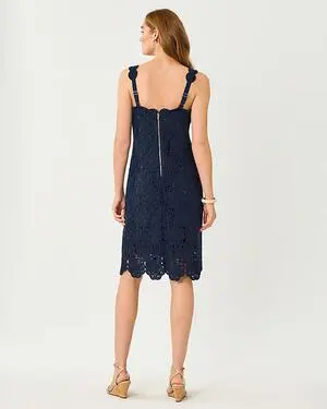 Lilly Pulitzer® Fabian Crochet Midi Dress