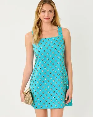 Lilly Pulitzer® Tamala Beaded Shift Dress - Turquoise