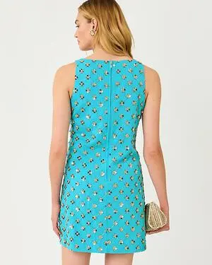 Lilly Pulitzer® Tamala Beaded Shift Dress - Turquoise