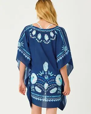Lilly Pulitzer® Airsy Kaftan Cover-up - Navy