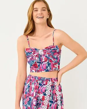 Lilly Pulitzer® Betsey Cropped Top - Navy