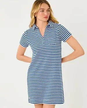 Lilly Pulitzer® Dune Short Sleeve Dress - Navy