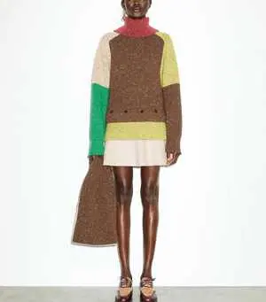 Max & Co. Wool Colour-block Scarf