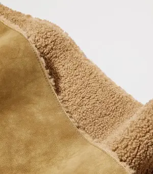 Max & Co. Faux Shearling Hooded Scarf