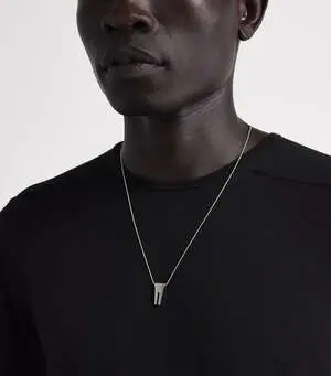 Rick Owens Brass Mini Open Trunk Necklace