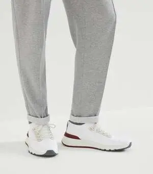 Brunello Cucinelli Cotton Knitted Sneakers
