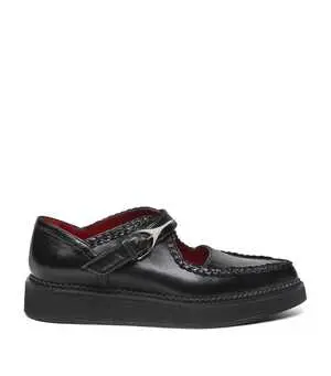 Alexander McQueen Calfskin Wishbone Creepers