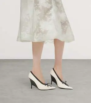 Alexander McQueen Leather Koko Pumps 105