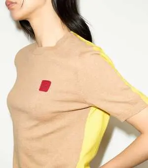 Max & Co. Cotton-cashmere Reversible Short-sleeve Sweater