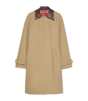 Max & Co. Contrast-collar Raincoat