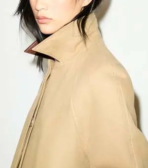 Max & Co. Contrast-collar Raincoat