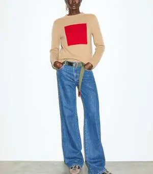 Max & Co. Wool-cashmere Square Sweater