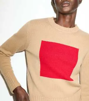 Max & Co. Wool-cashmere Square Sweater