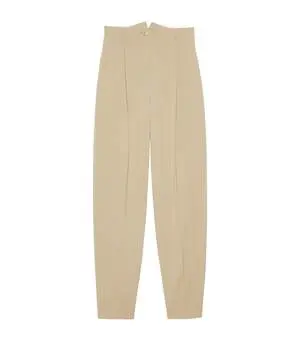 Max & Co. Pleated Barrel-leg Trousers