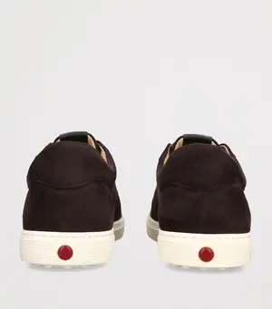 TOD'S Leather Elastic Cassetta Sneakers - Brown