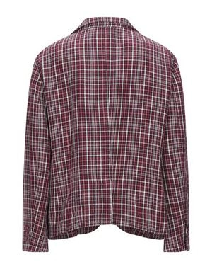 Aspesi Linen Tartan Plaid Blazer