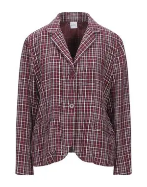 Aspesi Linen Tartan Plaid Blazer