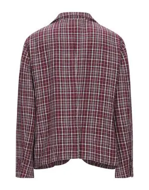 Aspesi Linen Tartan Plaid Blazer