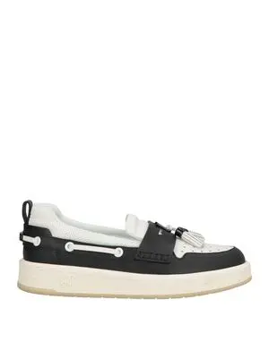 Amiri Leather And Textile Two-tone Loafers