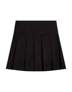 HINNOMINATE Pleated Twill Mini Skirt