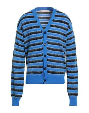 Marni Virgin Wool Striped Cardigan