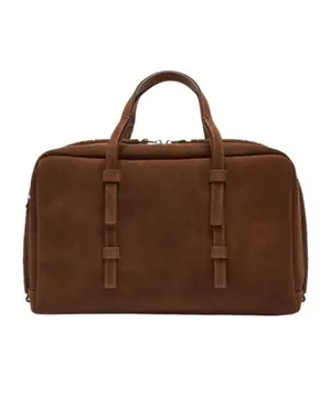 Casadei Velour Suede Bag - Charred