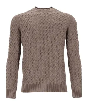 AL DUCA DAOSTA 1902 Long-sleeved Textured Pullover