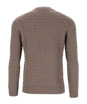 AL DUCA DAOSTA 1902 Long-sleeved Textured Pullover
