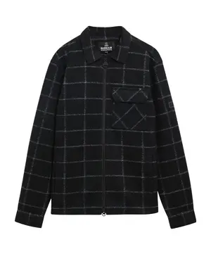 Barbour Check Zip Overshirt