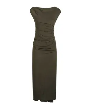 Patrizia Pepe Draped Midi Dress