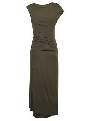 Patrizia Pepe Draped Midi Dress