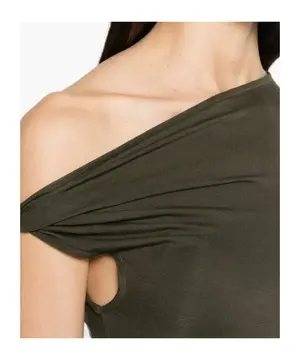 Patrizia Pepe Draped Midi Dress