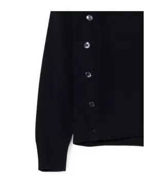 Seventy Button-fastening High-neck Cardigan