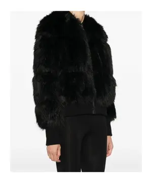 Patrizia Pepe Faux-fur Bomber Jacket